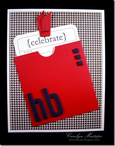 bklynstamper: Library (Birthday) Card